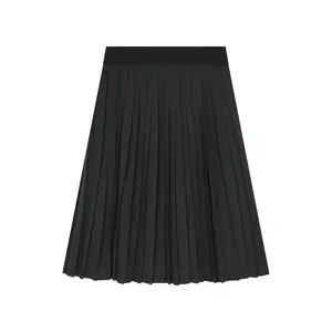 RAVE ON TREND Pleated Skirt Summer New Classic Petite - Black