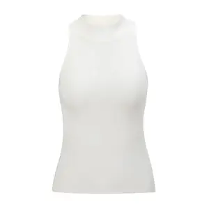 NUAJE NUAJE May Halterneck Wool And Silk Knit Tank - White