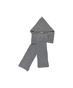 MABLI Moya Hooded Scarf Puddle - Grey