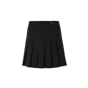 LITA COUTURE Wool Blend Mini Skirt - Black