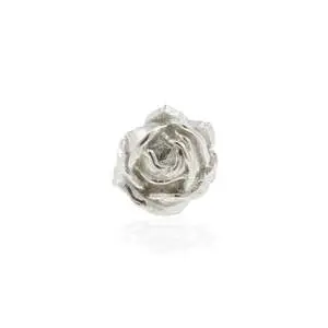 LEE RENEE Rose Lapel Pin - Silver