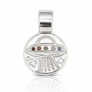 THE LILA LOBSTER Ufo Charm - Silver