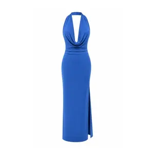 CHIARELLA Glam Midi Dress – Electric - Blue