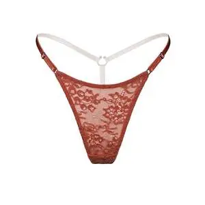 MONIQUE MORIN LINGERIE Rush Adjustable Thong Sugar - Brown
