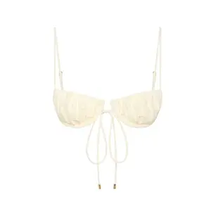 AURA MARIS Verus Underwire Draped Bralette - White