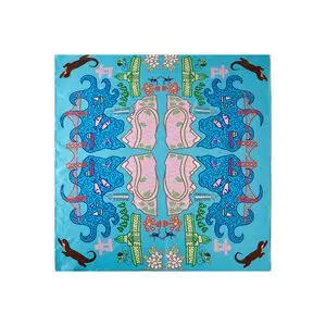 SOFT STROKES SILK Vancouver Pure Silk Large Square Scarf