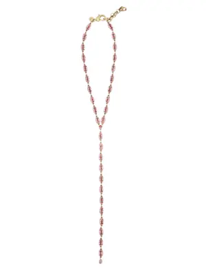 SITA NEVADO Tie Of Drops Necklace - Pink