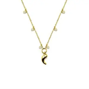 VICSTONENYC FINE JEWELRY Gok-ock Diamond Charm Yellow Solid Necklace - Gold