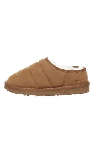 EVERAU AUSTRALIA Jaeger Low Ankle Slippers In Chestnut