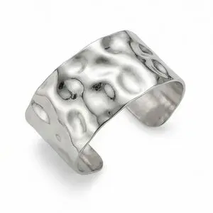 DIVINE ARIA Statet Bangle Cuff - Silver