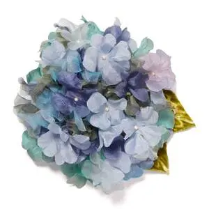 HELENA SIMON The Hydrangea Floral Brooch