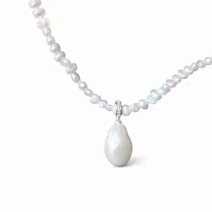 NINEMOO Petales De Lune Necklace - Silver
