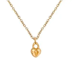 DE ROMS The Amor Vita Heart Necklace Vermeil - Gold