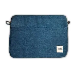 PARK + COOP Upcycled Denim Laptop Case