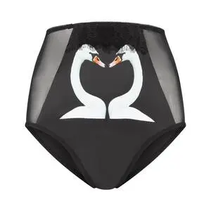 NOBLESSE OBLIGE Swan Panty - Black