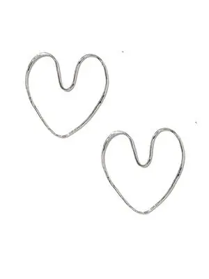 JAREDJAMIN Large Fluttering Heart - Silver