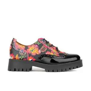 EMBASSY LONDON USA Artisan & Red Flowers - Black