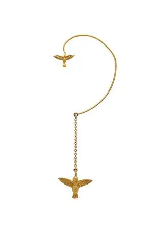 SOPHIE SIMONE DESIGNS Earcuff Two Hummingbirds - Silver