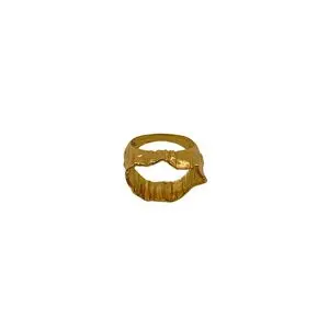 LES REINES En Crêpe 24k -plated Ring - Gold