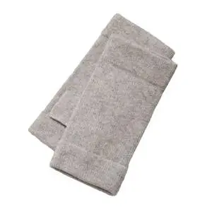 COVE Cashmere Chunky Wrist Warmers - Grey