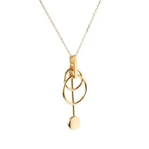 GUTTA DESIGN Plated Mesh Necklace - Gold