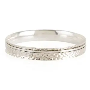 CHARLOTTE'S WEB JEWELLERY Karma Abundance Spinning Bangle - Silver