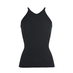 AROMATIQUE Smooth Ribbed Cotton High-neck Tank