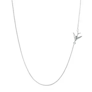 LEE RENEE Swallow Necklace - Silver