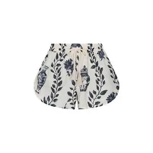 AGUACLARA Dynastie Linen Short - Blue