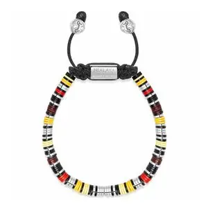NIALAYA JEWELRY Solar Spirit Disc Bracelet - Gray