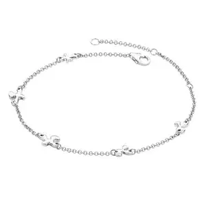 LUCY QUARTERMAINE Splash Anklet - Silver
