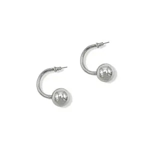 JAREDJAMIN Orbita-u Post Earrings - Silver