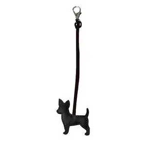 F3ROG BY RANA Chihuahua Dog Keychain - Black