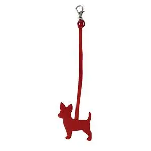 F3ROG BY RANA Chihuahua Dog Keychain - Red