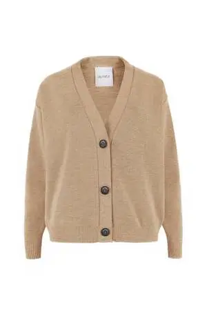 SALANIDA Neutrals Bene Merino Cardigan - Beige