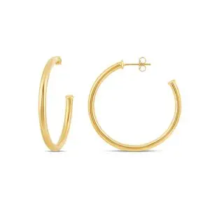 SHYMI Thin Tube Hoop Earrings - Gold