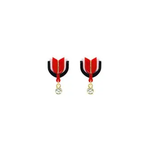 GISSA BICALHO Acrylic Handmade Earring S Alamanda - Red