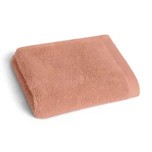 Joro Organic Cotton Face Towel Terracotta - Red