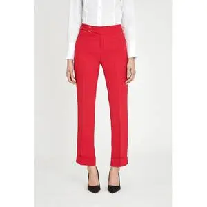 THE EXTREME COLLECTION Straight-leg Tailo Trousers Atelier - Red