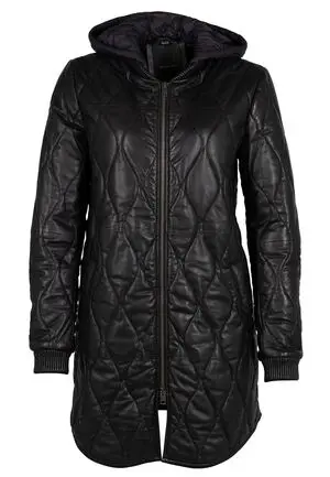 Mauritius Quilted Leather Jacket Arjeta - Black