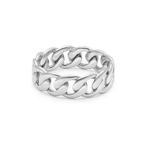 NIALAYA JEWELRY Chain Ring - Silver
