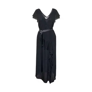 ARTISTA Nuut Mesh Frill Maxi Dress