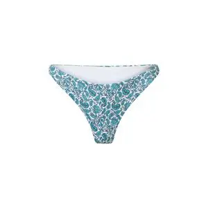 AQVA SWIMWEAR Print Turqueta Bikini Bottom - Blue