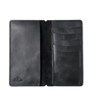 ROARCRAFT Iphone Leather Wallet Case Tripolis Coal - Grey