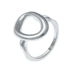 LUCY QUARTERMAINE Open Volcan Ring - Silver
