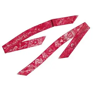 SILK&SOUL Pisces Zodiac Twilly - Red