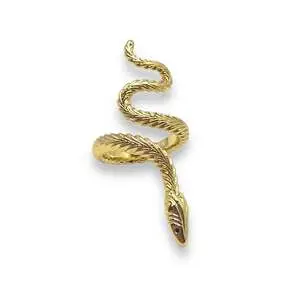 JAGGED HALO JEWELRY Serpent Ring - Gold