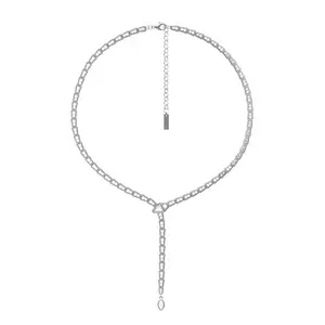 ADRIANA PAPPAS DESIGNS Crystal Slither Choker Rhodium - Silver