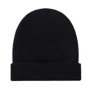 PAUL JAMES KNITWEAR Heavyweight Merino Activewear Beanie - Black