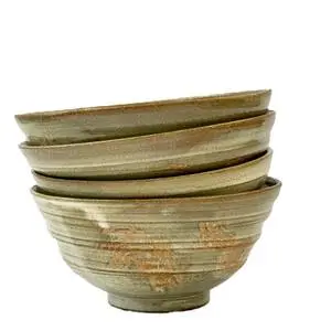 CLAY AND LIMES Handmade Donburi Bowl - Grey